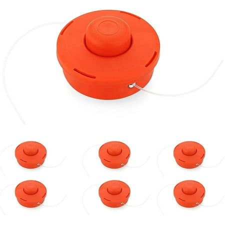 Lepai 6 Pack Universal Brush Cutter Head, Brush Cutter Head, Red ...