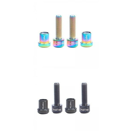 2 Sets Bike Carbon Stem Bolts Nuts for Mountain Bike Repairing Parts ...