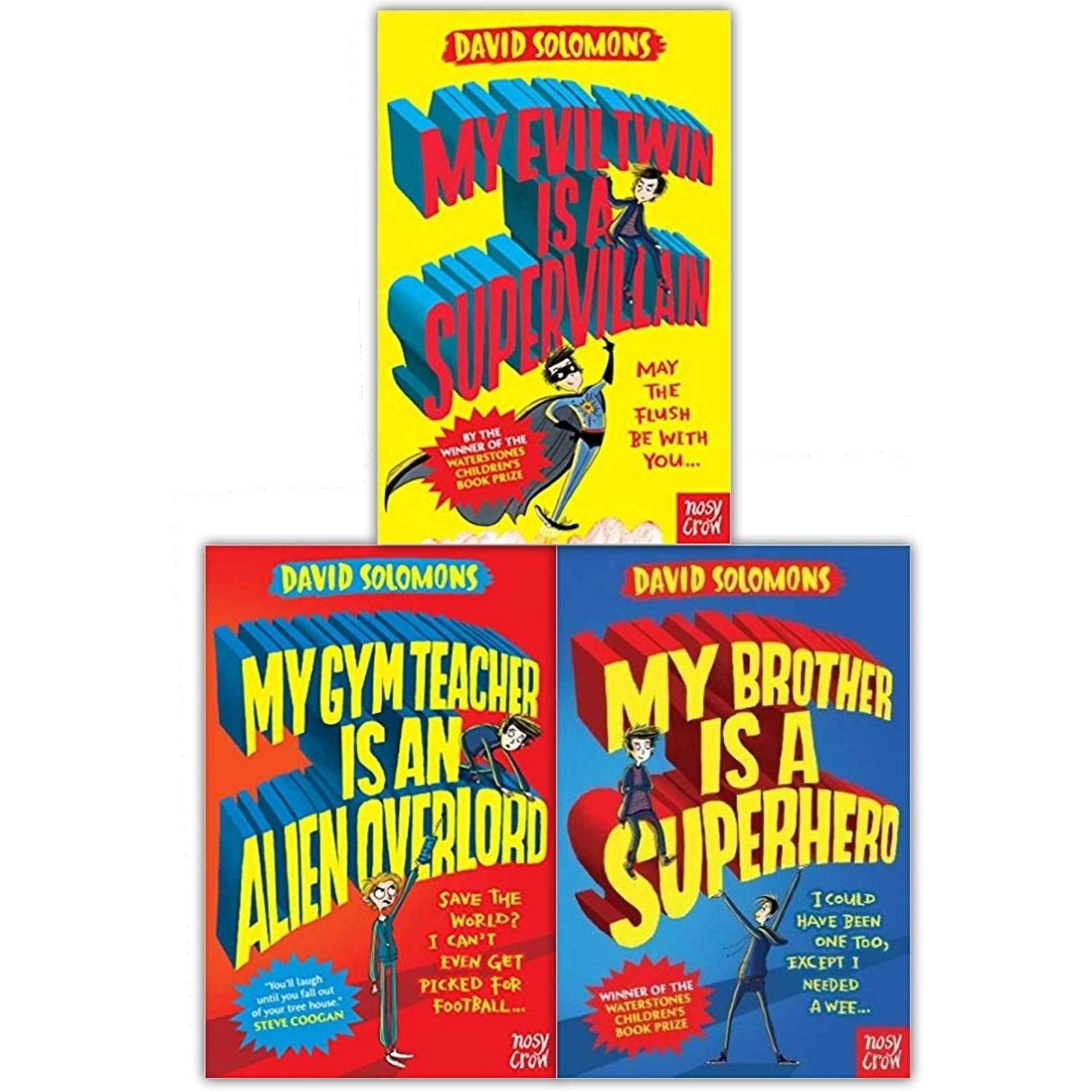 My Brother Is A Superhero Series Collection 3 Book Set By David ...