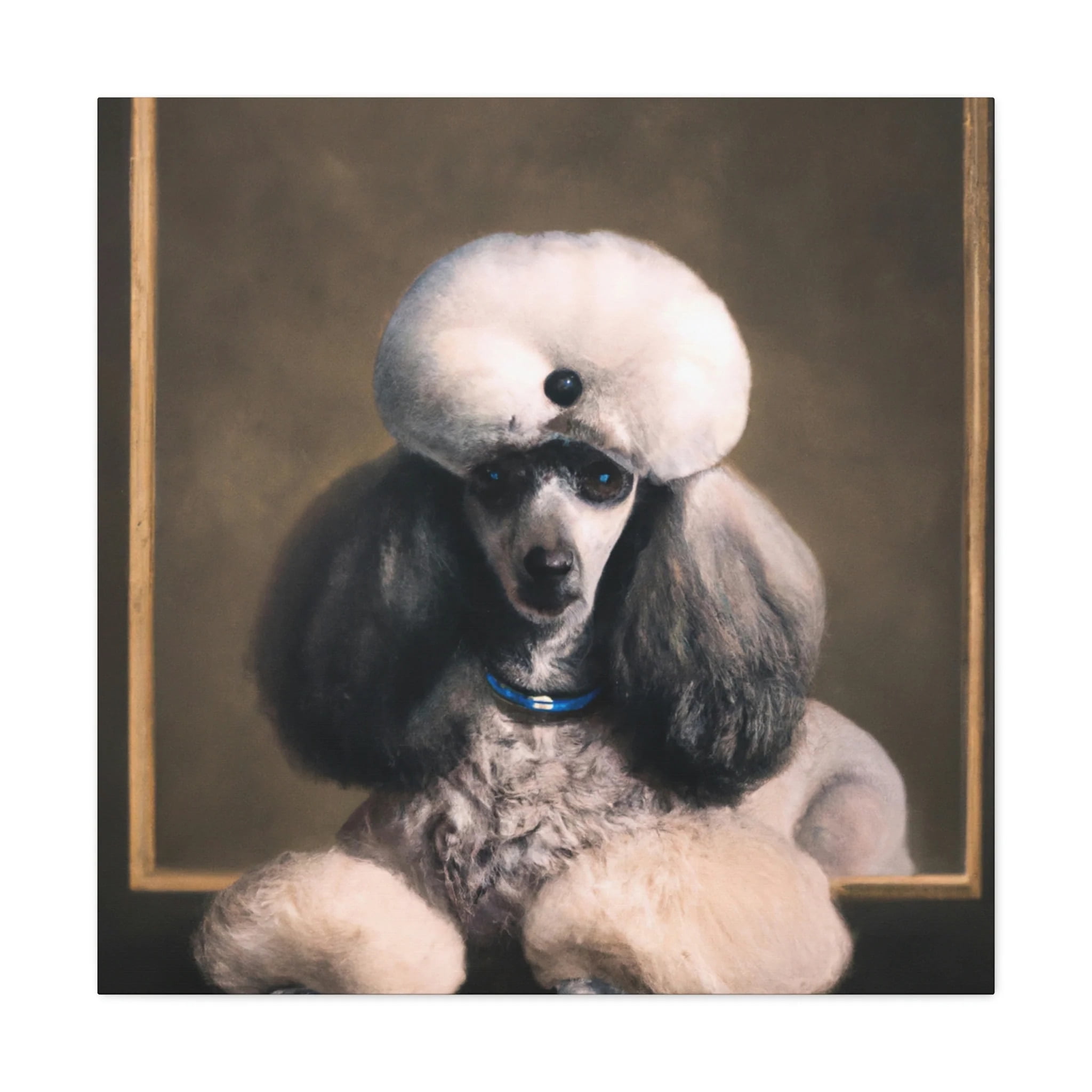 Poodle in Splendor - Canvas - Walmart.com