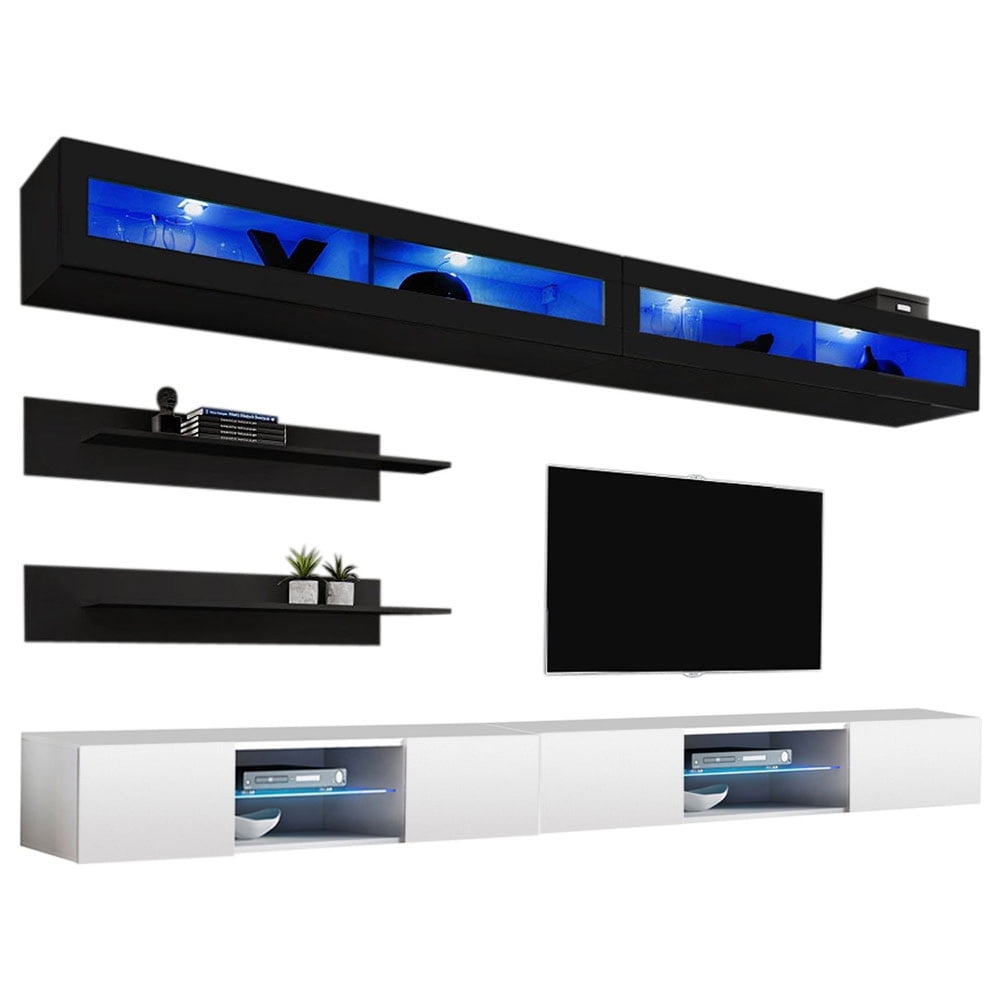 Fly I 33TV Wall Mounted Floating Modern Entertainment Center - Walmart.com