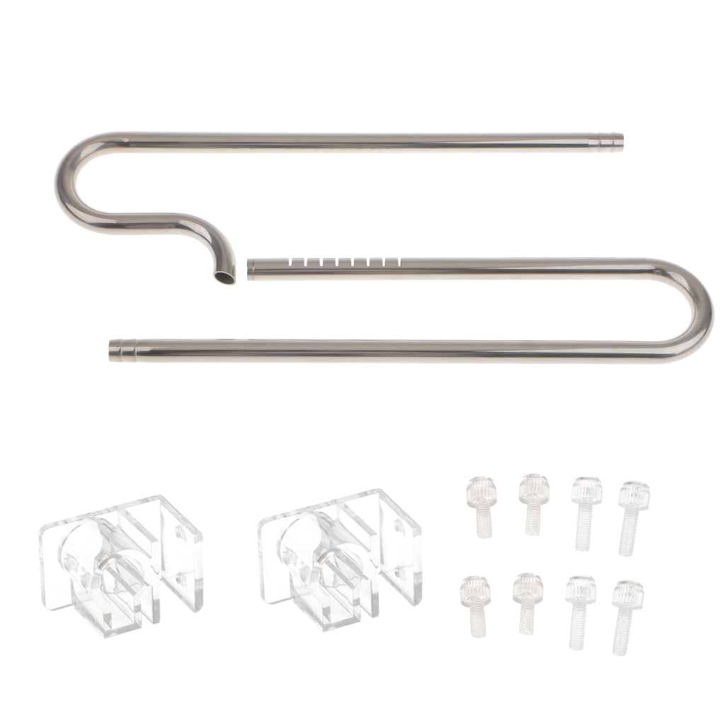 BELOVING Stainless Steel Water Pipes Outflow Inflow Pipe for Aquarium ...
