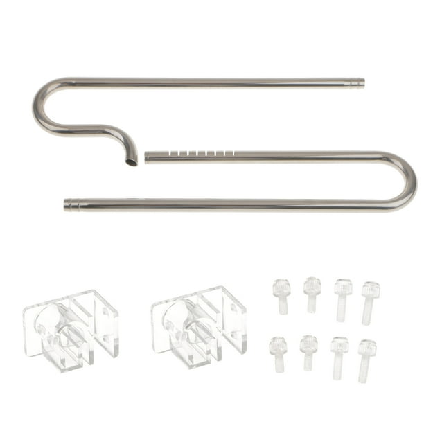 BELOVING Stainless Steel Water Pipes Outflow Inflow Pipe for Aquarium ...