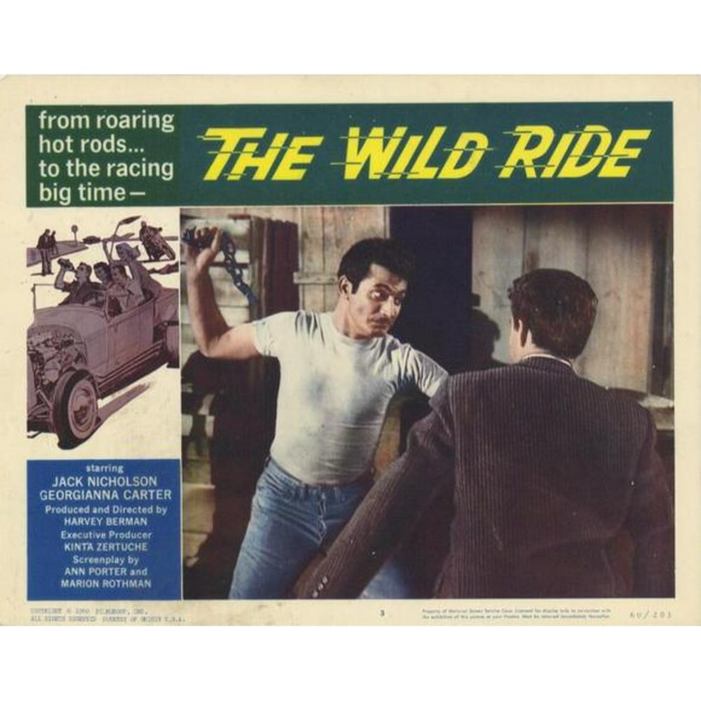The Wild Ride - movie POSTER (Style C) (11" x 14") (1960) - Walmart.com ...