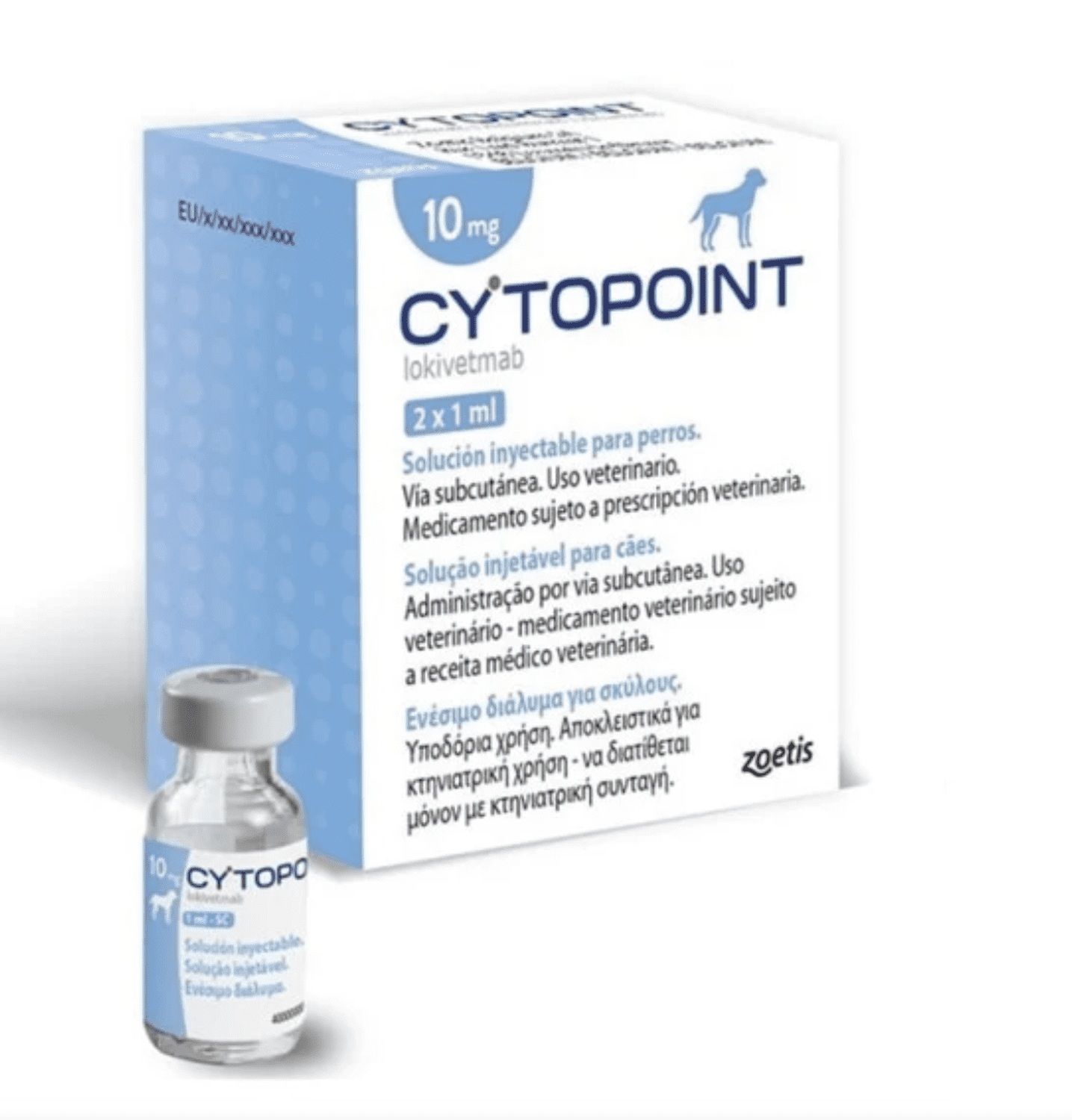 Cytopoint 10mg vacx1ds vlx2 es mx Caja de 2 viales Linea Biologicos ...