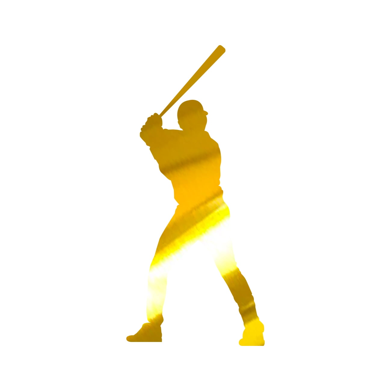 Baseball Batter Sticker Decal Die Cut - Self Adhesive Vinyl ...