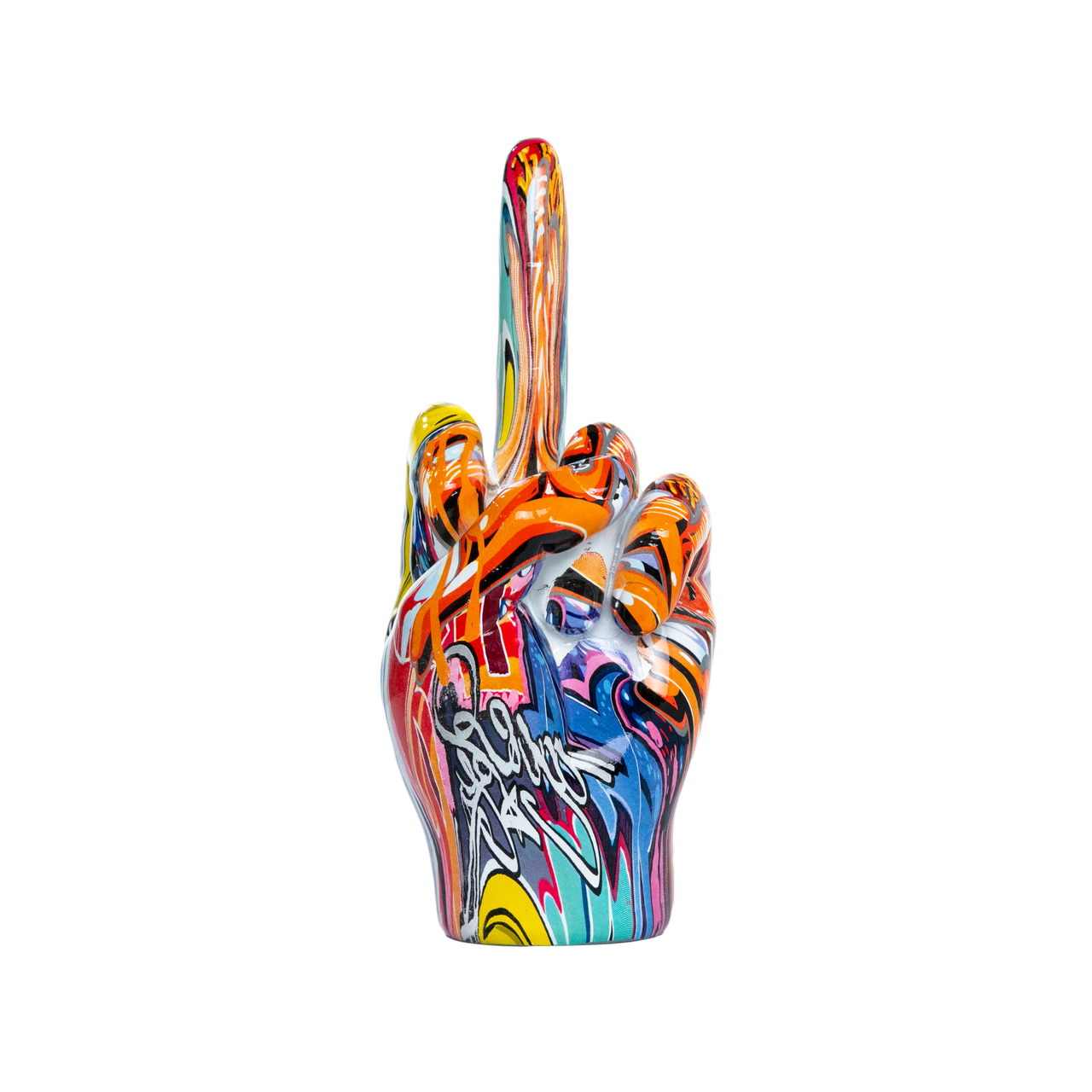Interior Illusions Plus Street Art Middle Finger Tabletop - 8.5" tall ...