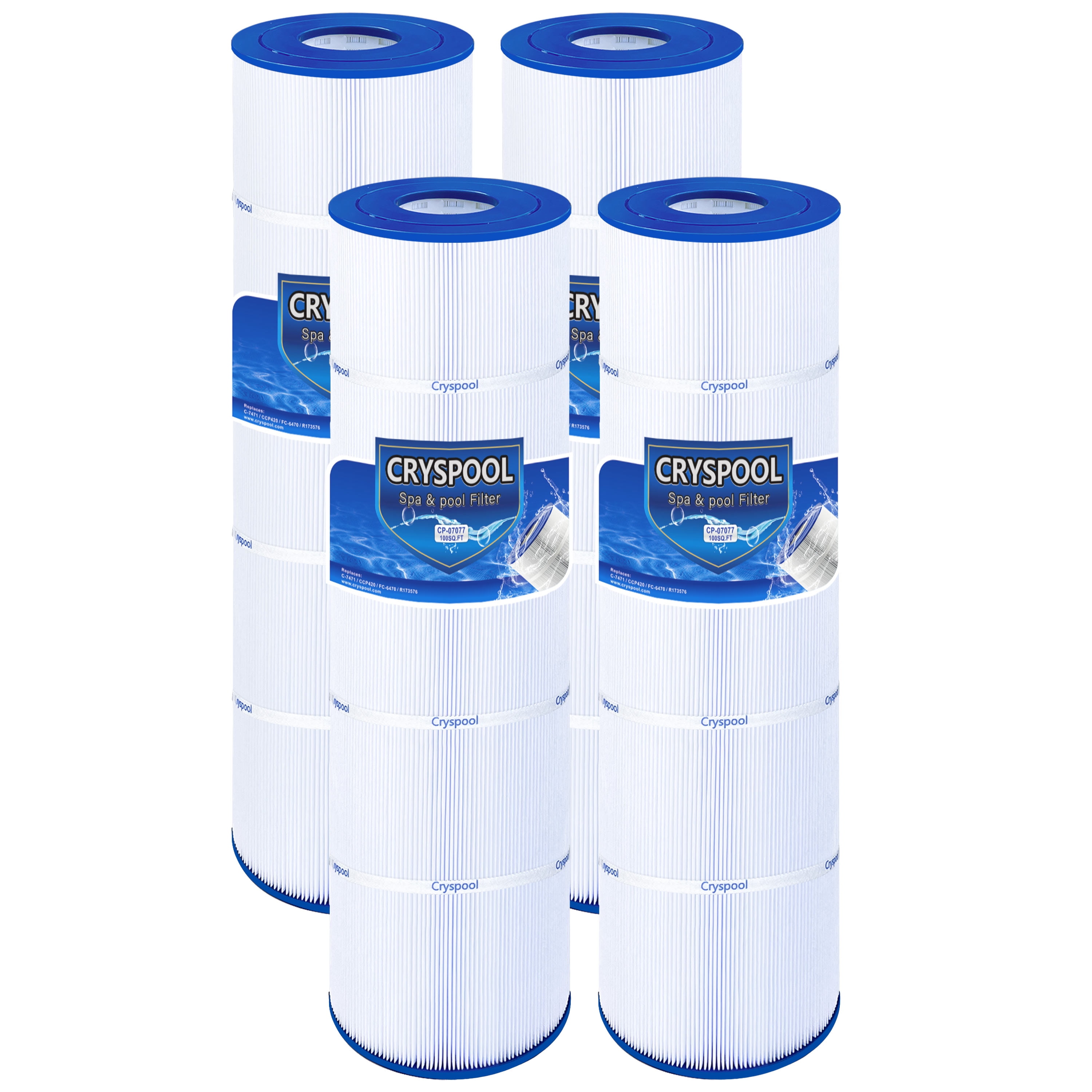 Cryspool Pool Filter Compatible with Pentair CCP420,PCC105-PAK4,Unicel ...