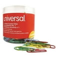 Plastic-Coated Paper Clips with One-Compartment Storage Tub, #1 ...