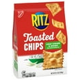 RITZ Original Toasty Baked Sour Cream and Onion Toasted Chips, Crispy ...