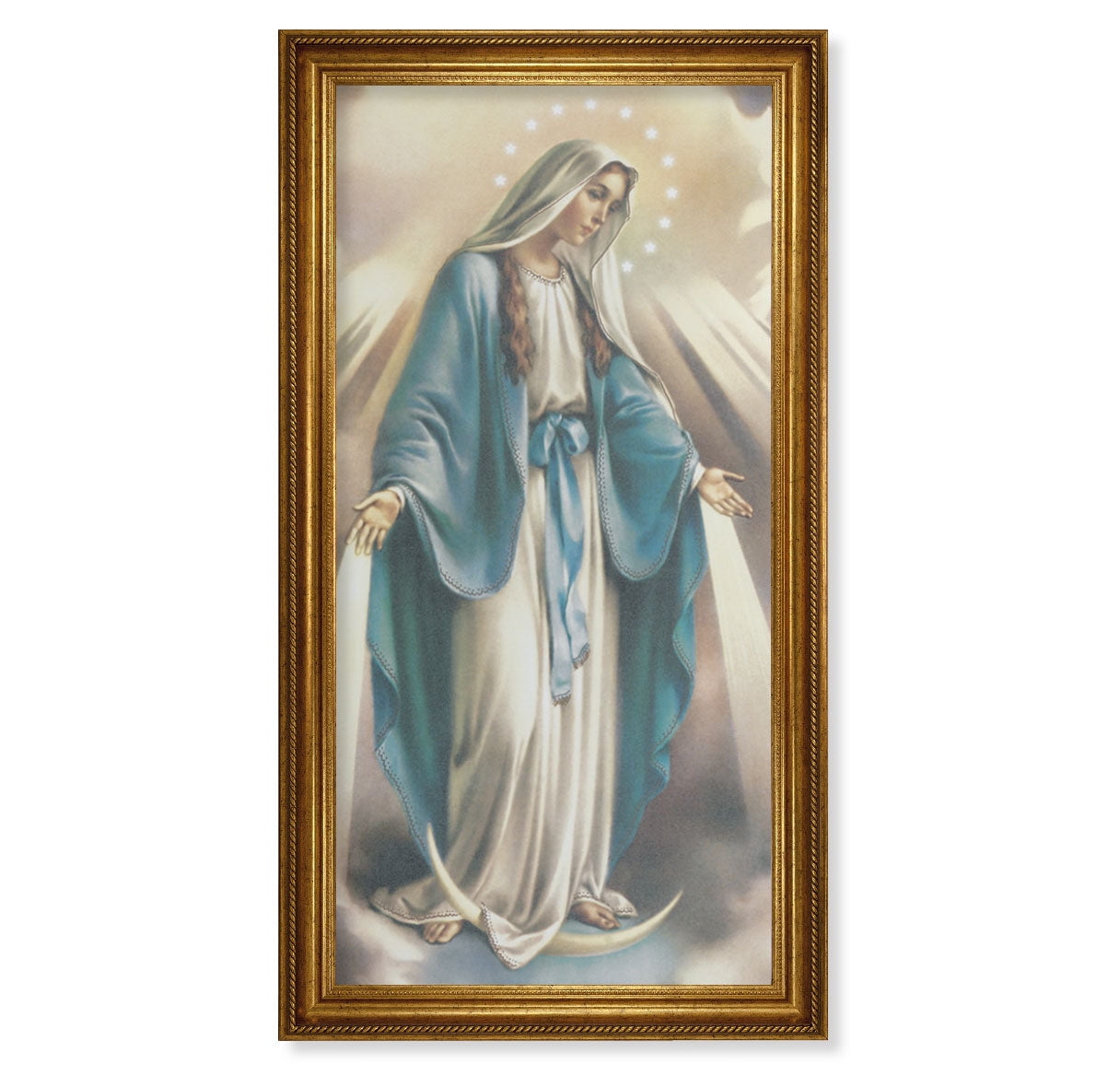 Our Lady of Grace Picture Framed Wall Art Decor Extra Large, Antique ...
