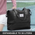 DAKIMOE Large Weekender Duffel Bag for Women, Travel Carry on with Wet ...