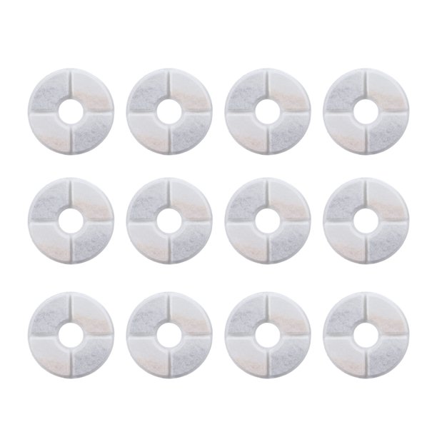 12 Pcs Electric Water Fountain Cat Dog Drinker Replacement Filters Pet ...