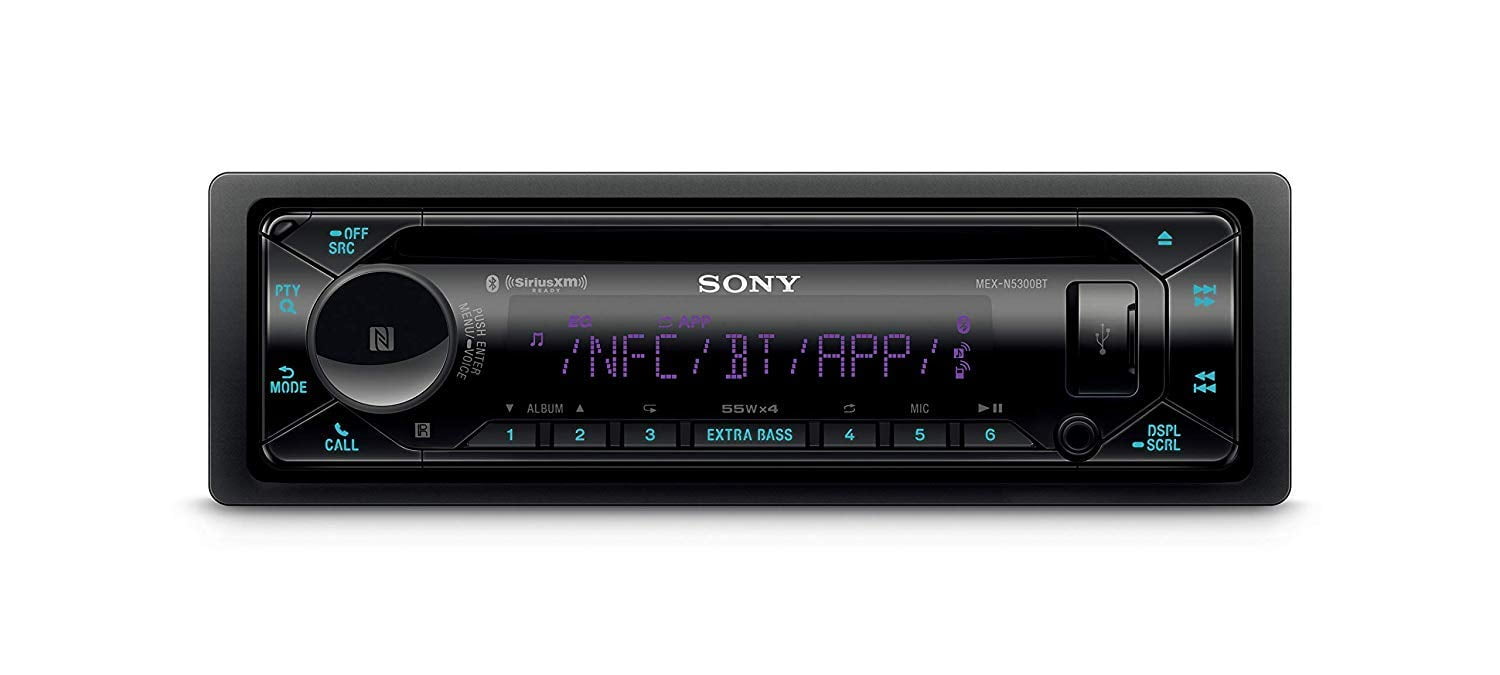 Estéreo de coche Sony MEX-N5300BT Single Din con Bluetooth/CD/USB ...
