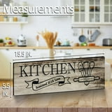 Kitchen Signs Wall Decor Farmhouse Rustic Kitchen Wall Decor Farmhouse ...