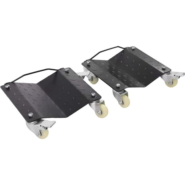 4 Pcs 1700LBS per Dolly Tire Wheel Dollies Dolly Heavy Duty for Vehicle ...