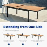 Heck 12 Person Teak Outdoor Extendable Dining Table Set With Cushions ...