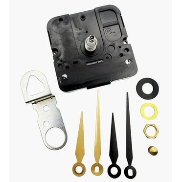 Walnut Hollow Clock Movement with Hands & Numerals for 1/4-inch Thick ...