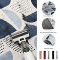 Abstract Semicircles 5'x8' Rug for Bedroom Under Queen Bed Placement ...