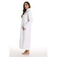 Just Love Plush Zipper Lounger Robe (White, Large) - Walmart.com
