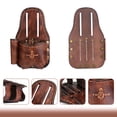 TOURBON Leather Tape Measure Pouch Wrench /Screwdriver /Pencil Holder ...