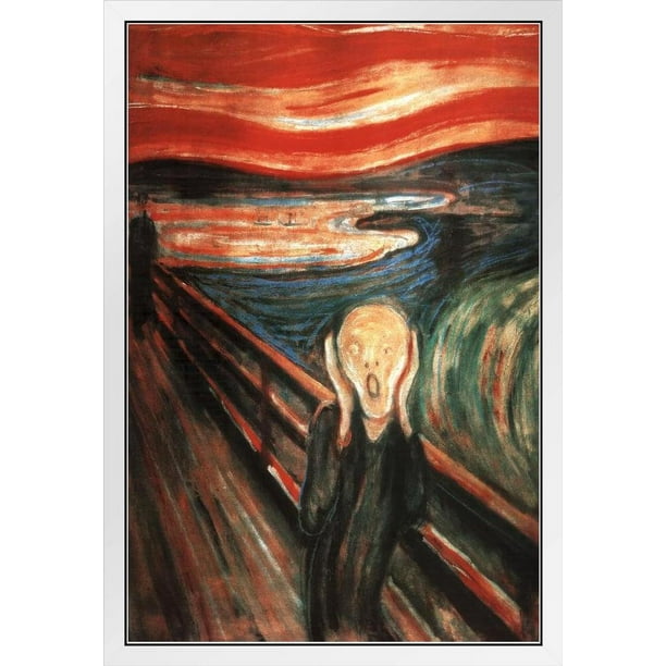 Edvard Munch The Scream Of Nature Expressionist Artist Illustration ...