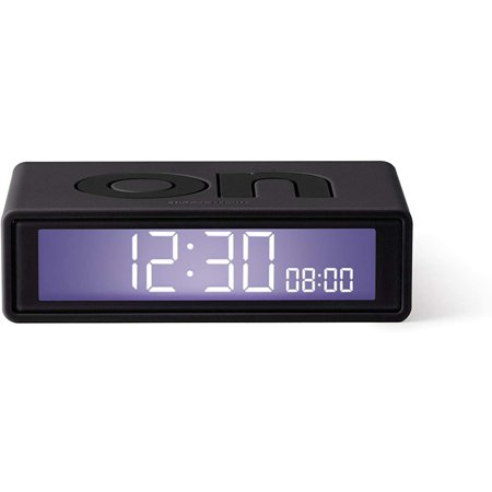 Lexon Flip Plus Travel Mini Reversible LCD Alarm Clock Control Touch ...