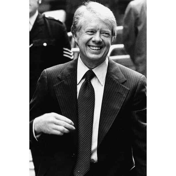 President Jimmy Carter smiling portrait 24x36 Poster - Walmart.com ...
