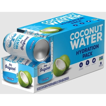 (4 pack) 100 Coconuts Pure Coconut Water, Liquid Hydration, 11 fl oz ...