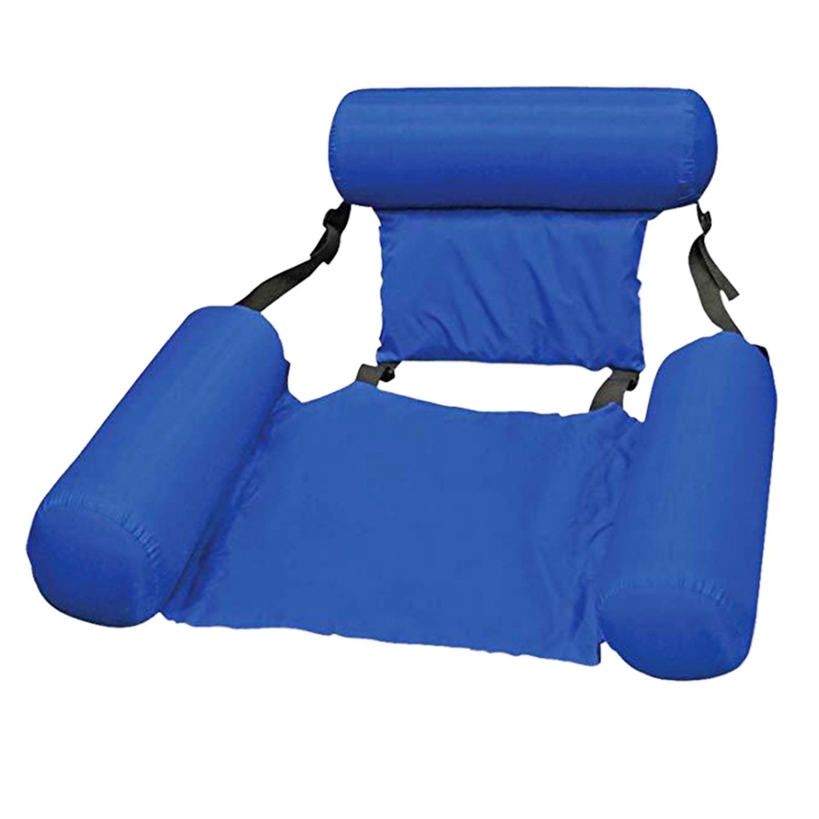 Puloru Inflatable Backrest Floating Row with Armrest, Summer Foldable ...