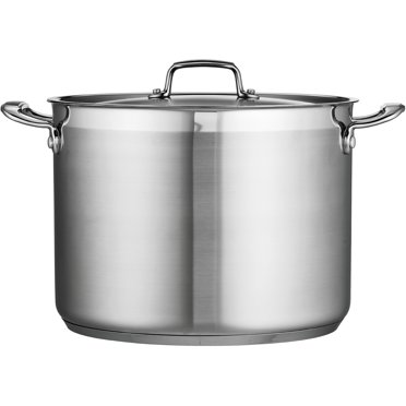 Tramontina 22 Quart Stainless Steel Covered Stock Pot - Walmart.com