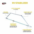 Universal RV Stabilizer 14in-28in, Camper Trailer Accessories Supports ...