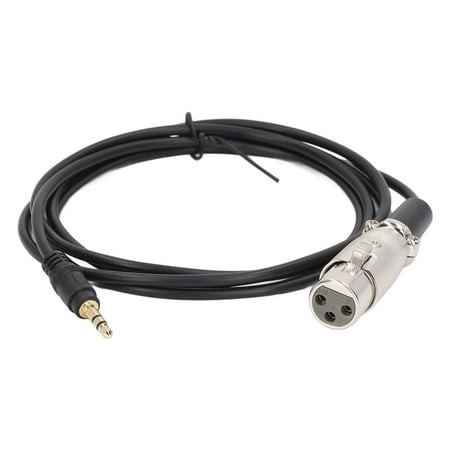 3.5mm TRS Male To XLR Female Cable, Low Distortion Stereo Adapter Cable ...