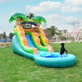 HeroKiddo Commercial Grade Inflatable Water Slide & Pool for Kids ...