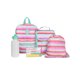 iPack Kids Stripe 5 Piece Backpack Set with Lunch Bag, Water bottle ...