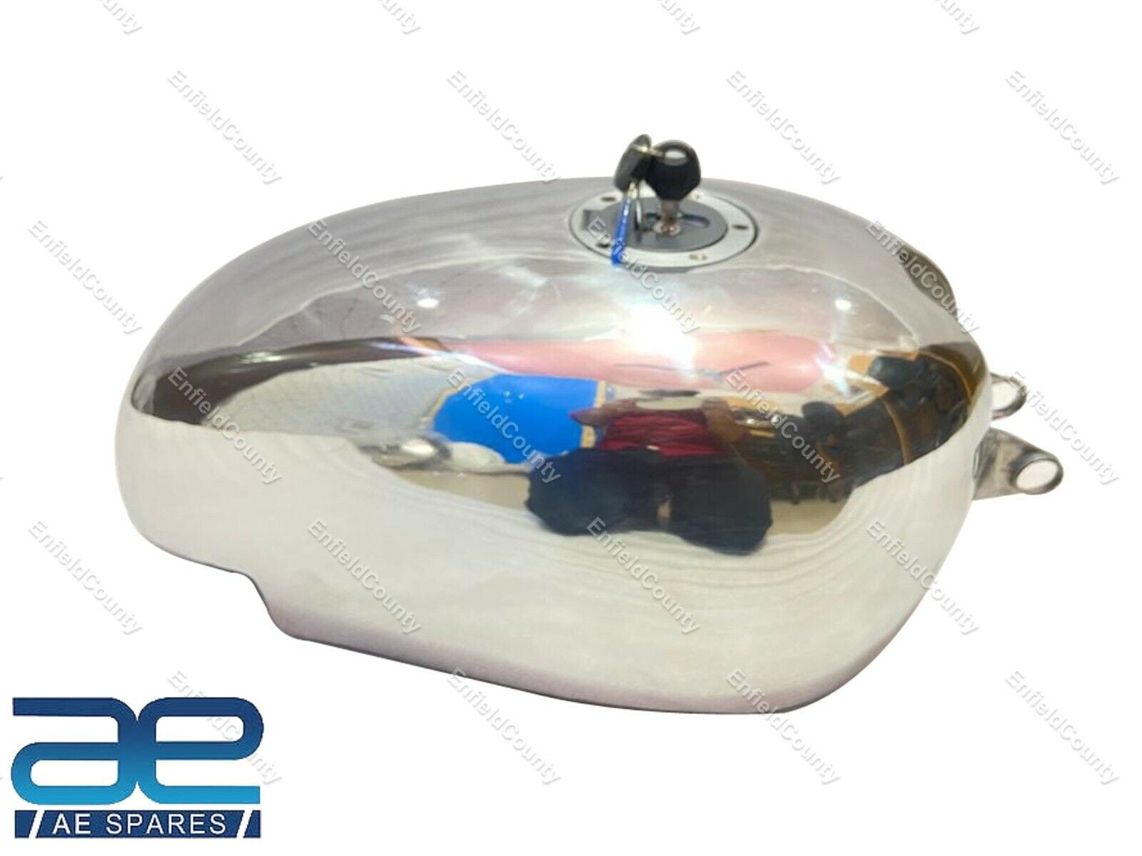 For Velocette Thruxton Aluminium Alloy Gas Petrol Fuel Tank With Cap ...