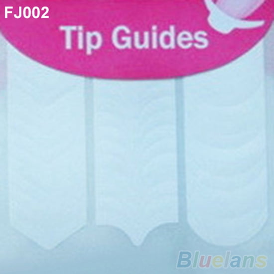 Opolski 48Pcs/Sheet DIY 18 Style French Manicure Nail Art Tips Tape ...