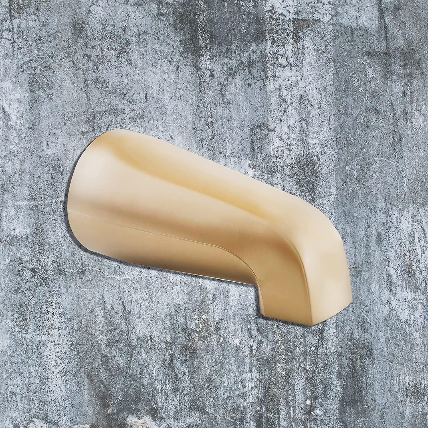 Slip On Non-Diverter 4 1/2" Copper Pipe Universal Bathroom Tub Spout w ...