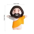 50 Pcs Religious Figurines Set, Classic Christ Savior Dolls for Easter ...