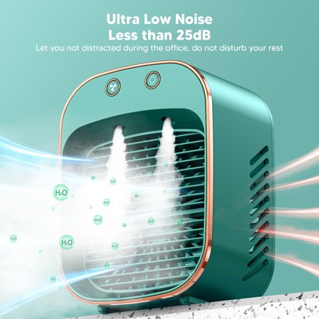 Desk Mist Spray Fan,Desk Misting Fan 5 Table Water Mist Fan Desk ...