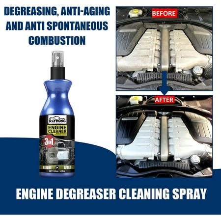 Car Motorcycle Wash-free Engine Grease Remover Motorbike Sprays Vehicle ...