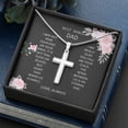 Bonus Dad - Family Artisan Cross Necklace, Gift For Bonus Dad, Bonus ...