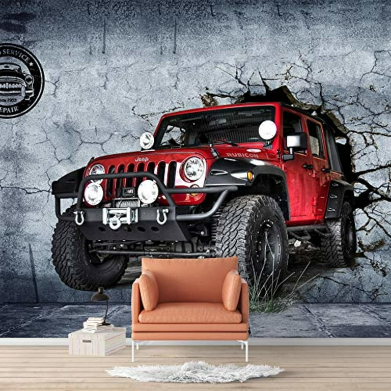 Abstract Jeep Wrangler