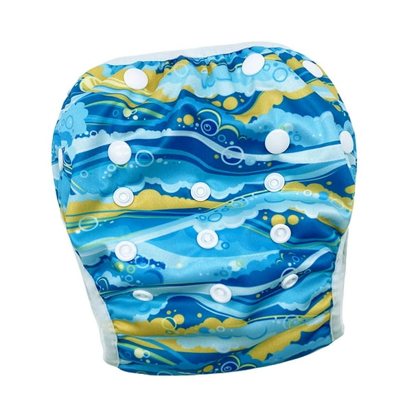 Reusable Baby Swim Nappy Diaper Bathing Suit Swim Pant Diapers Cover ...