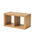 Better Homes & Gardens 2 Cube Storage Organizer, Light Honey - Walmart.com
