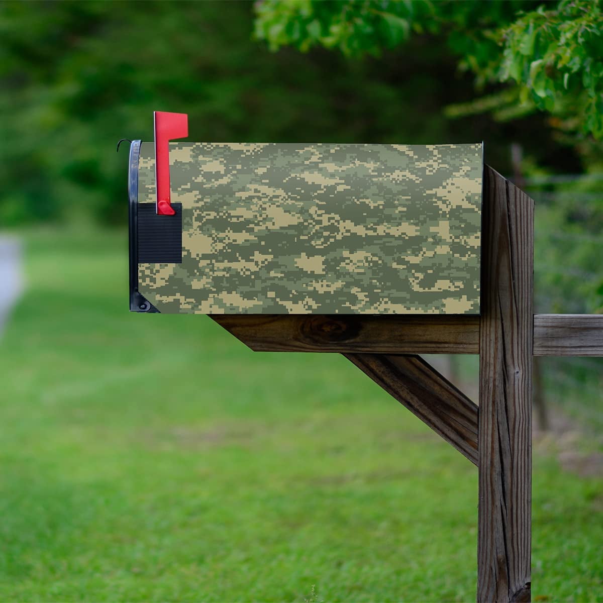 VWAQ Camoflauge Mailbox Covers Magnetic Rustic Home Decor - MBM54 ...