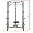 Valor Fitness BD-33BL Heavy Duty Power Cage w/ Multi-Grip Chin-Up Bar ...