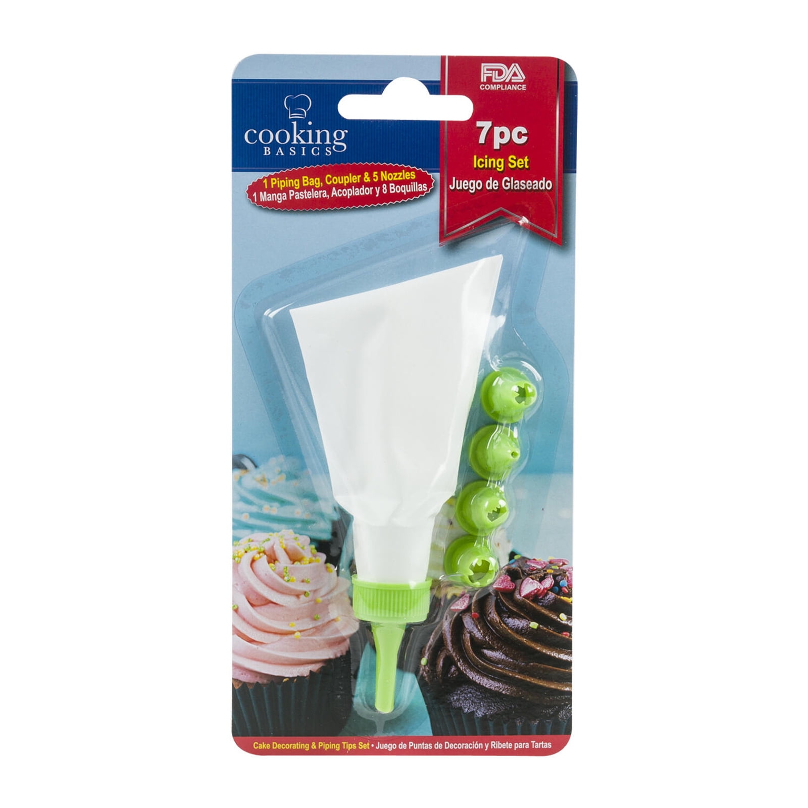 7 Piece Cake Decoration Set - Walmart.com