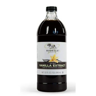 Rodelle Pure Vanilla Extract, 16 Fluid Ounces, Gluten-Free, Vegan ...