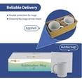 HTVRONT Sublimation Mugs Blank 11 oz - 12 Pack Tazas Para Sublimacion ...